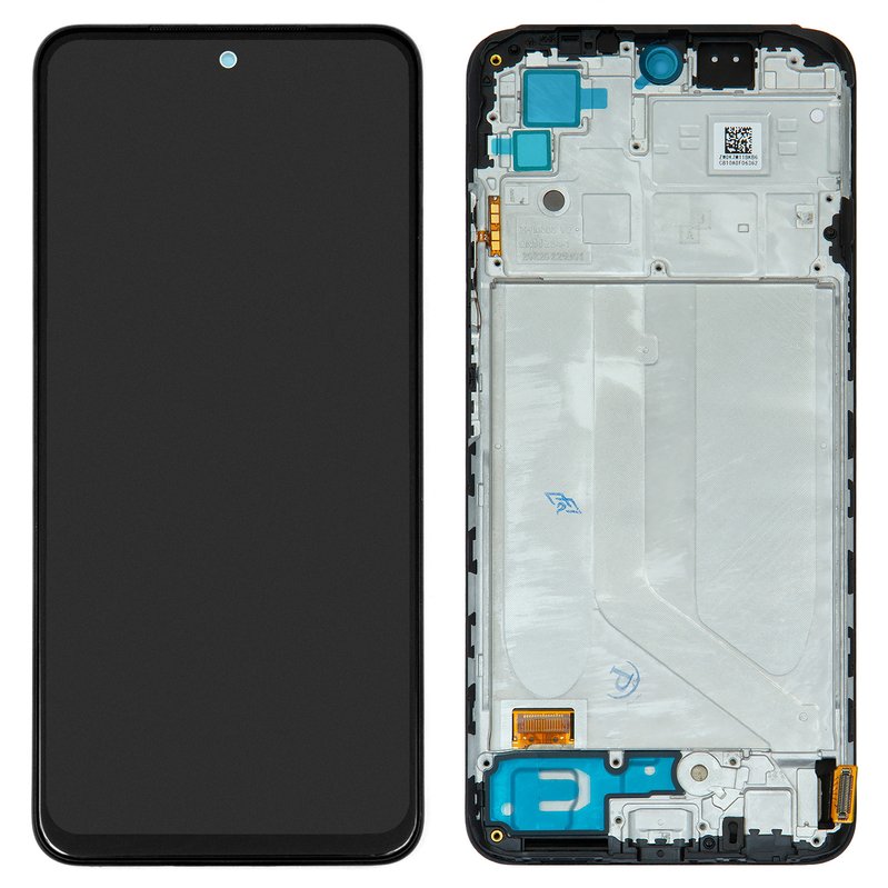 LCD compatible with Xiaomi Poco M5s, (black, with frame, Original (PRC ...